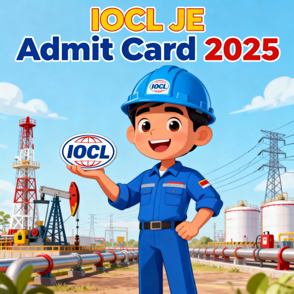 IOCL JE Admit Card 2025 Now Live - Job Go On
